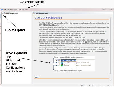 GUI Configuration Tool | Power Features | GUI Configuration Tool ...